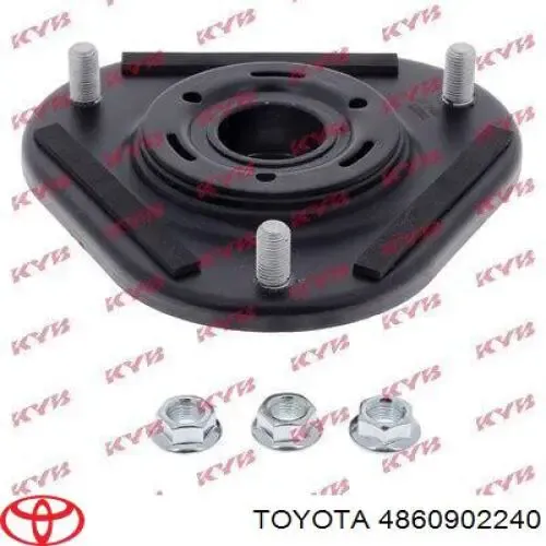 4860902240 Toyota Опора амортизатора переднего