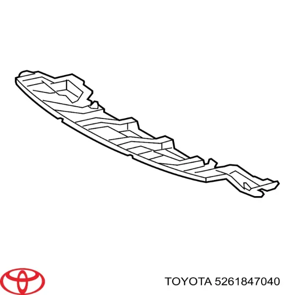 5261847040 Toyota Защита бампера переднего