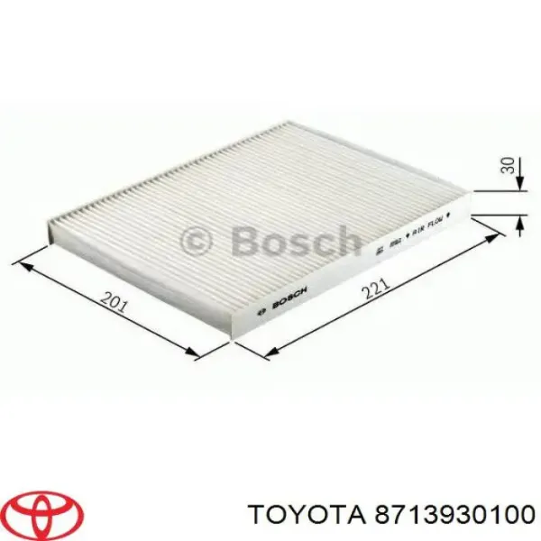 8713930100 Toyota Фильтр салона
