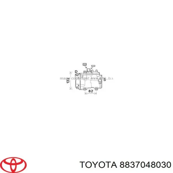 8837048030 Toyota Компрессор кондиционера