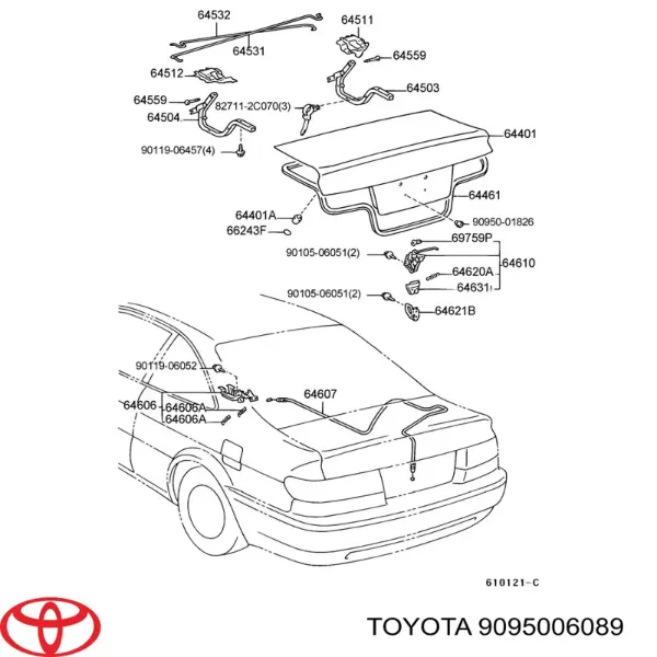9095006089 Toyota сравнить цены на Автопро