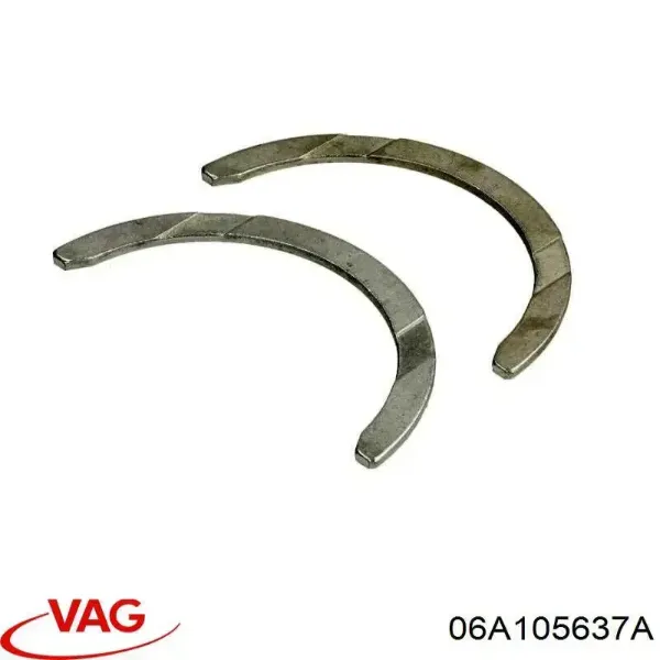 06A105637A VAG Полукольцо упорное (разбега) коленвала, STD, комплект