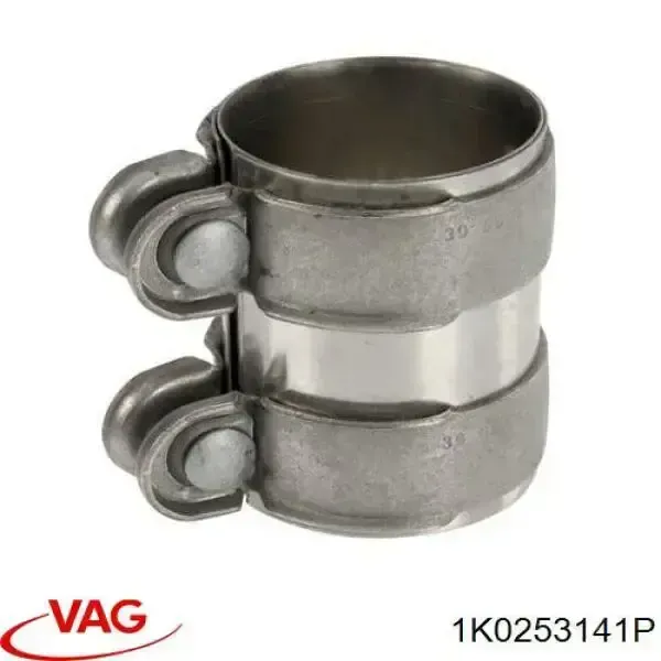 1K0253141P VAG Хомут глушителя передний