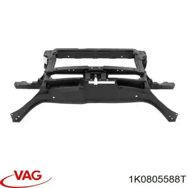 1K0805588T VAG Суппорт радиатора в сборе (монтажная панель крепления фар)