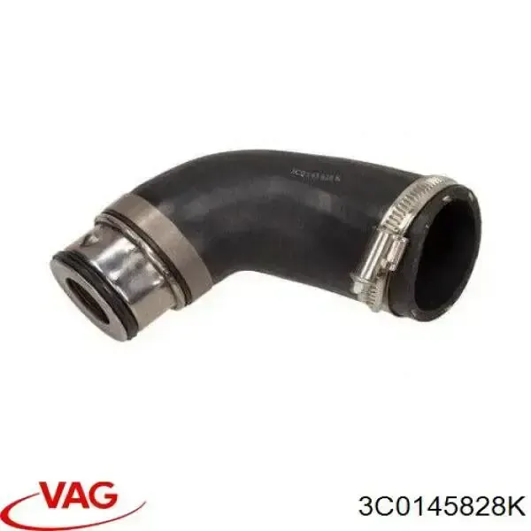 3C0145828K VAG Патрубок воздушный, выход из турбины/компрессора (наддув)