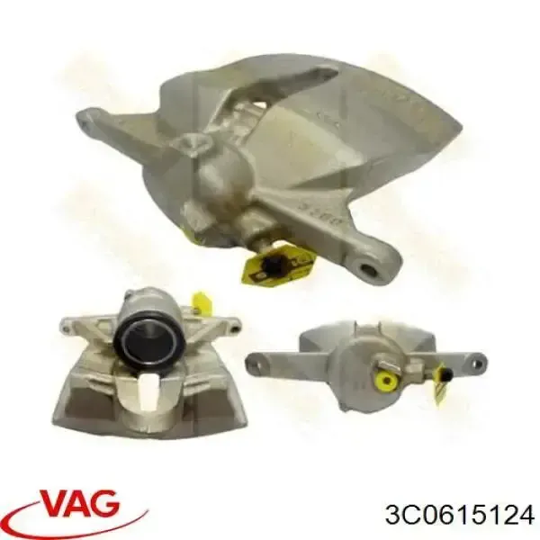 3C0615124 VAG Суппорт тормозной передний правый