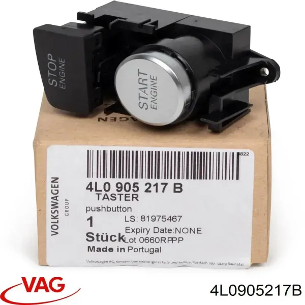 4L0905217B VAG Кнопка запуска двигателя