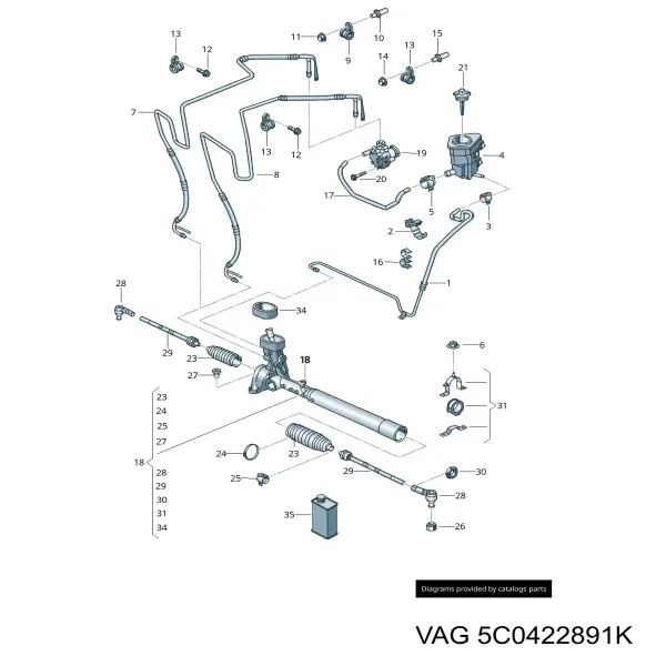 5C0422891K VAG сравнить цены на Автопро