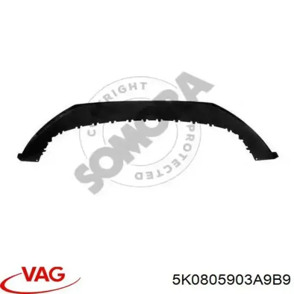 5K0805903A9B9 VAG Спойлер переднего бампера