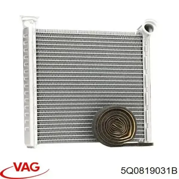 5Q0819031B VAG Радиатор печки (отопителя)