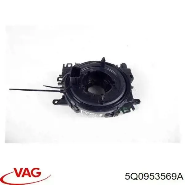 5Q0953569A VAG Кольцо контактное, шлейф руля