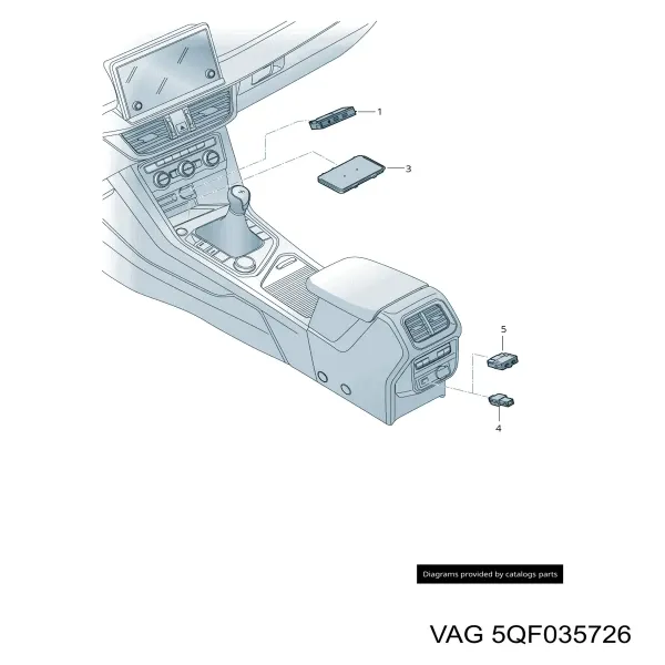 5QF035726 VAG сравнить цены на Автопро