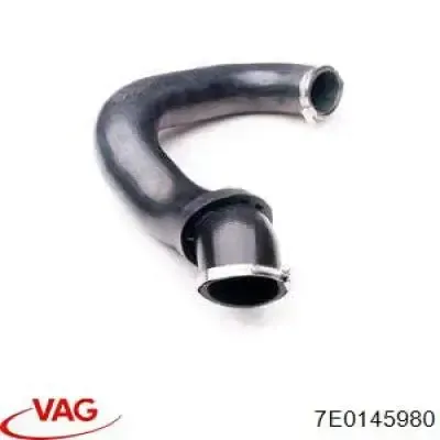 7E0145980 VAG Шланг (патрубок) интеркуллера верхний левый