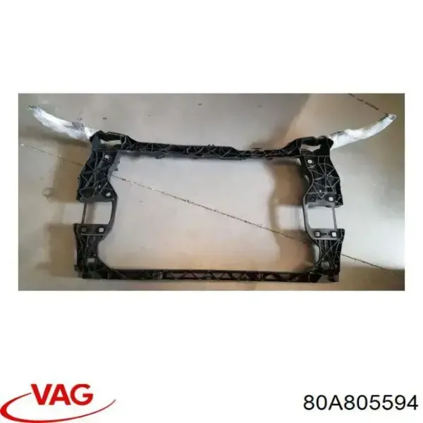 80A805594 VAG Суппорт радиатора в сборе (монтажная панель крепления фар)