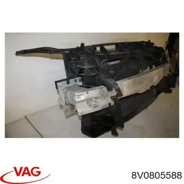8V0805588 VAG Суппорт радиатора в сборе (монтажная панель крепления фар)
