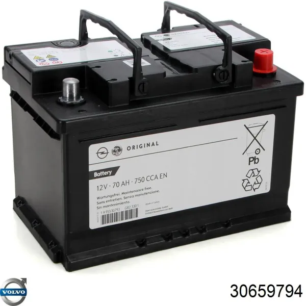 Аккумулятор Volvo 30659794 купить на AvtoPro