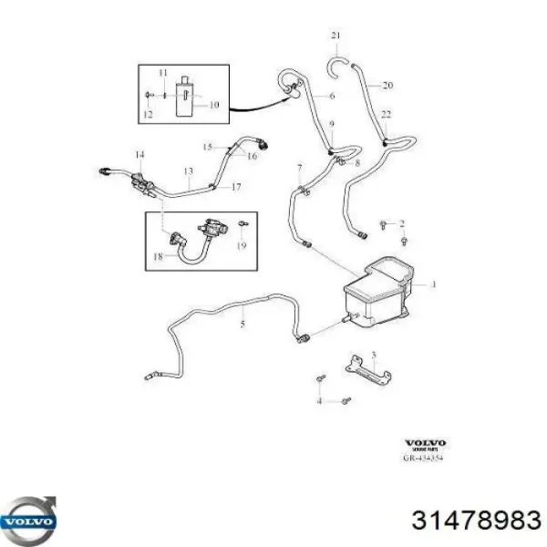 31478983 Volvo сравнить цены на Автопро