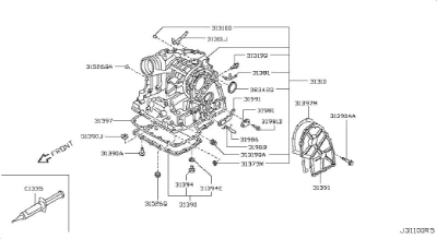 Сальник штока переключения коробки передач для Ниссан Микра CK12E ...