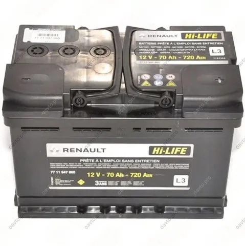 Аккумулятор Renault (RVI) 7711947965 купить на AvtoPro
