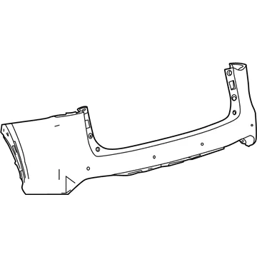 5215978909 Toyota Бампер задний