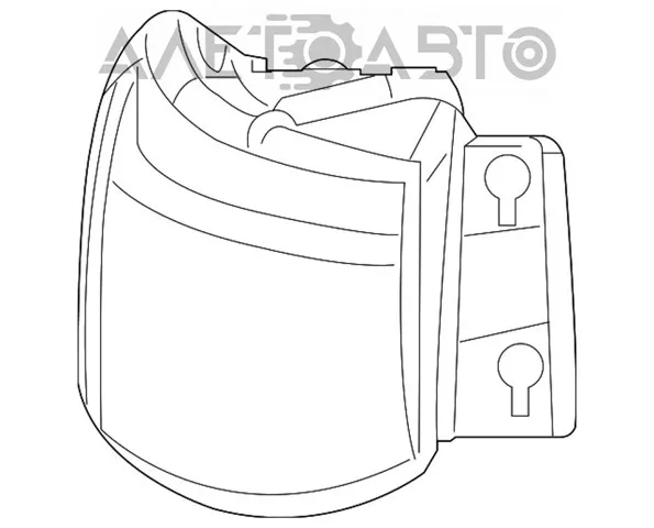 55112839AC Chrysler Фонарь задний левый внешний