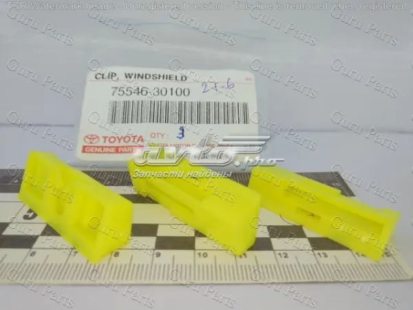 7554630100 Toyota Стекло лобовое
