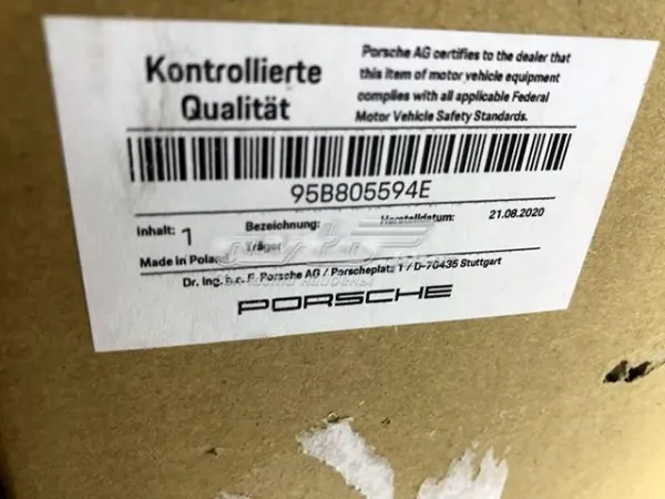 95B805594E Porsche сравнить цены на Автопро